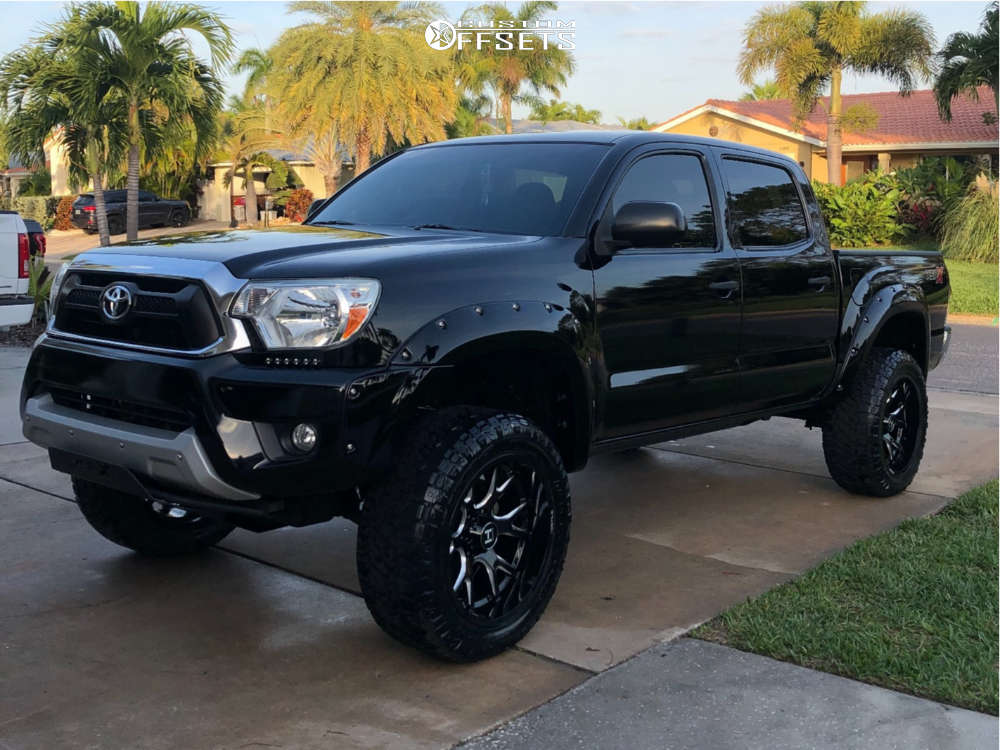 2015 Toyota Tacoma with 20x10 -19 Hostile Rage and 275/55R20 Nitto ...