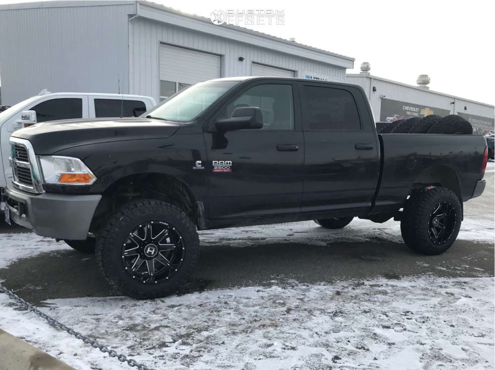 2011 Dodge Ram 2500 with 20x12 -44 Hostile Alpha and 35/12.5R20 Nitto ...