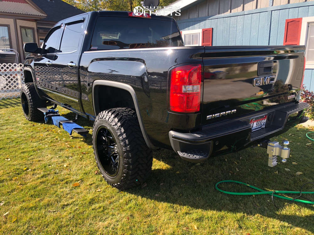 2014 GMC Sierra 1500 with 20x12 -44 Hostile Rage and 35/12.5R20 Atturo ...