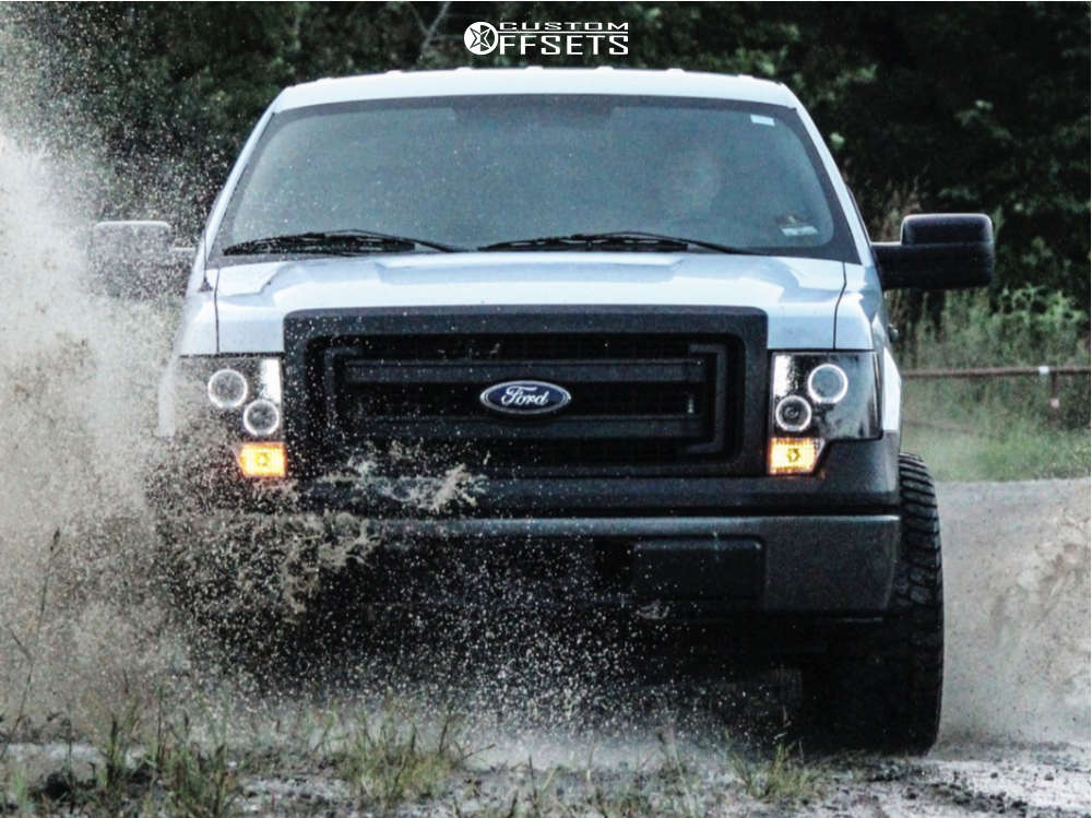 2014 Ford F-150 with 20x10 -25 Mayhem Rampage and 305/55R20 AMP Terrain ...