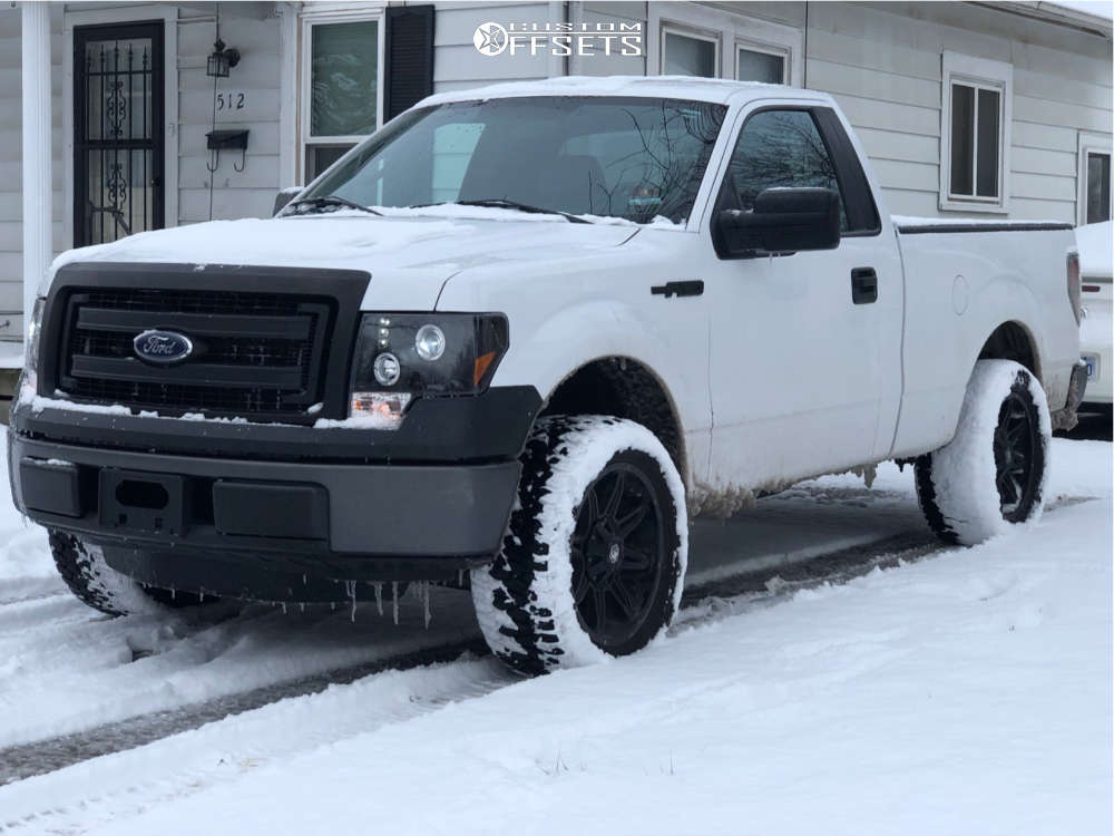 2014 Ford F-150 with 20x10 -25 Mayhem Rampage and 305/55R20 AMP Terrain ...