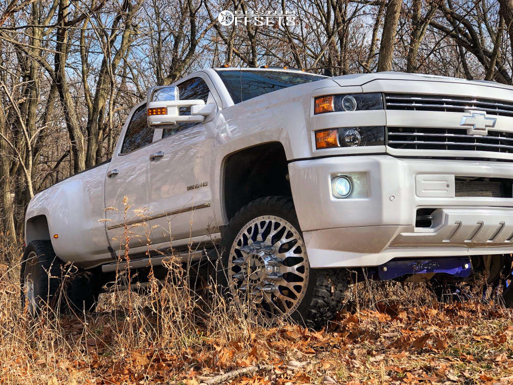 2019 Chevrolet Silverado 3500 HD with 24x8.25 -169 American Force Evo ...