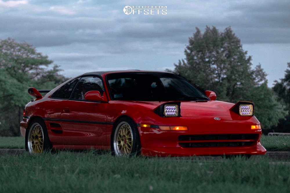 1994 Toyota MR2 with 17x8 30 BBS Lm and 215/40R17 Yokohama S Drive and ...