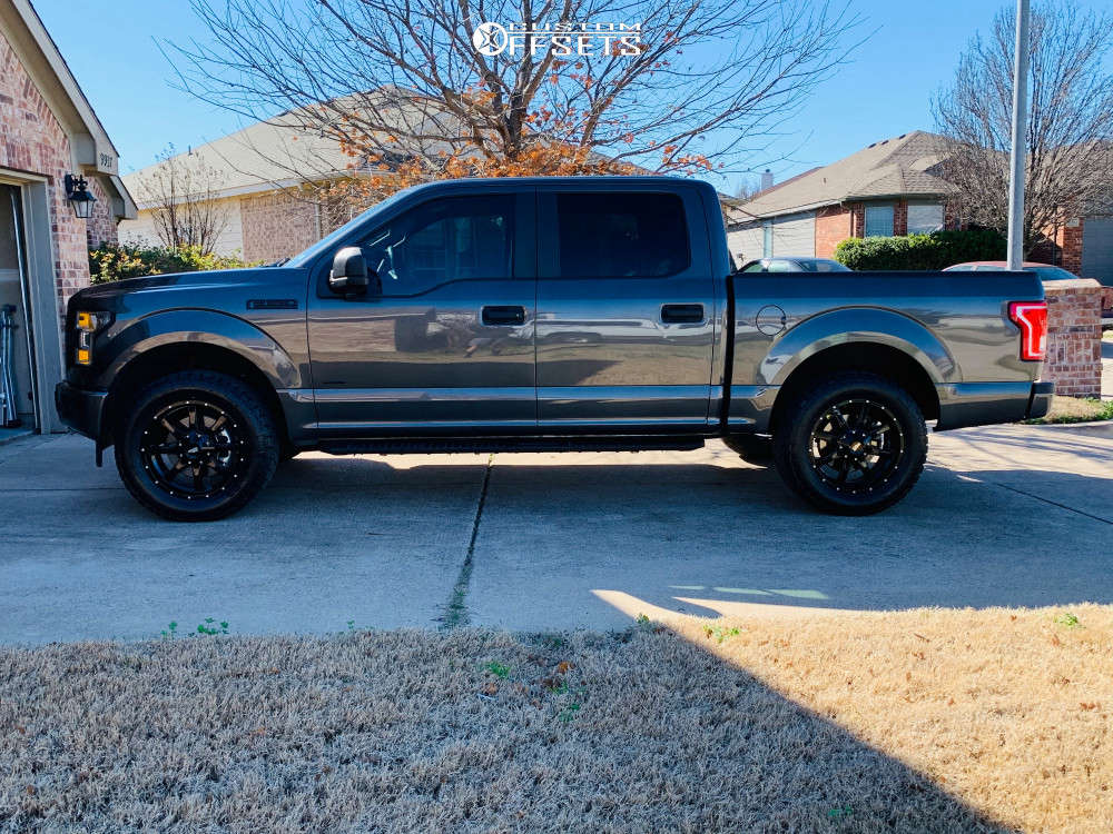 2017 Ford F-150 with 20x9 18 Moto Metal Mo970 and 305/55R20 Nitto Terra ...