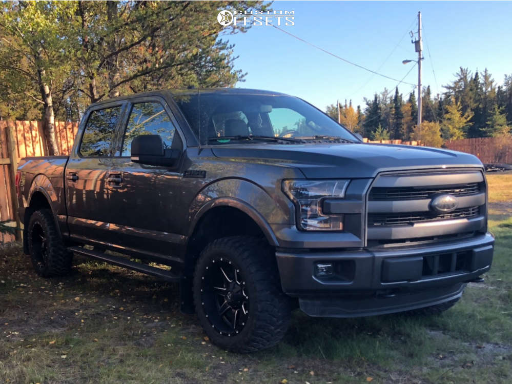 2016 Ford F-150 with 20x10 -12 Fuel Maverick and 33/12.5R20 Comforser ...