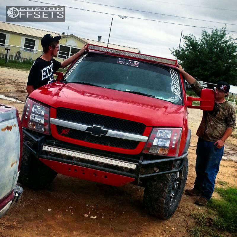 2003 Chevrolet Silverado 1500 with 17x9 10 American Outlaw Regulator ...