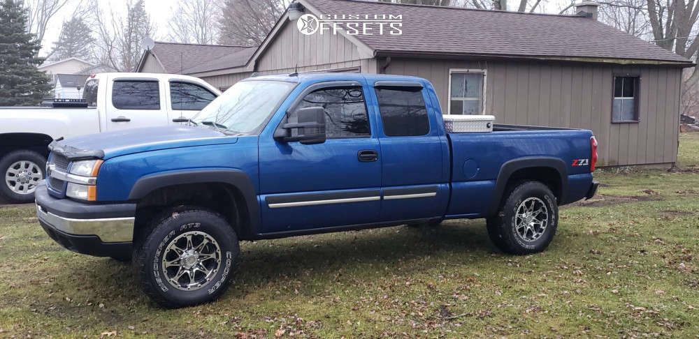 2004 Chevrolet Silverado 1500 with 17x8.5 0 American Outlaw Buckshot ...