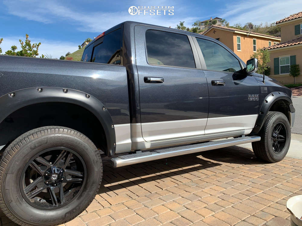 2016 Ram 1500 with 20x9 10 American Outlaw Lonestar and 295/65R20 ...