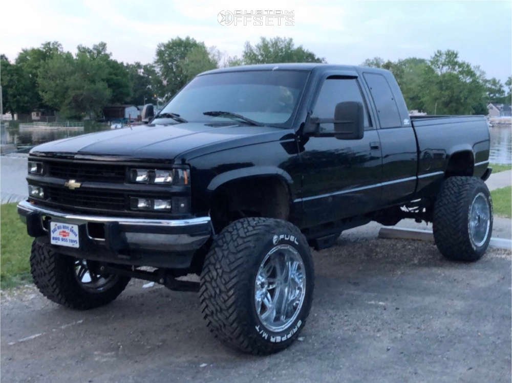 1996 Chevrolet K2500 with 22x14 -76 Fuel Hostage and 38/13.5R22 Fuel ...