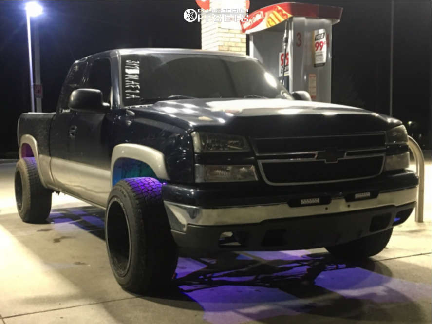 2006 Chevrolet Silverado 1500 with 20x12 -44 Motiv Offroad Magnus and ...