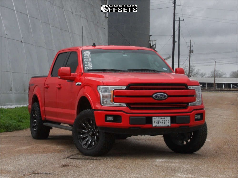2019 Ford F-150 with 20x9 1 Fuel Blitz and 275/55R20 Nitto Ridge ...