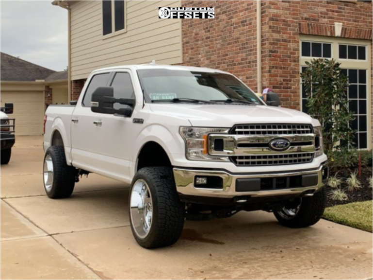 2018 Ford F-150 with 22x12 -44 Xtreme Force Xf7 and 33/12.5R22 Nitto ...