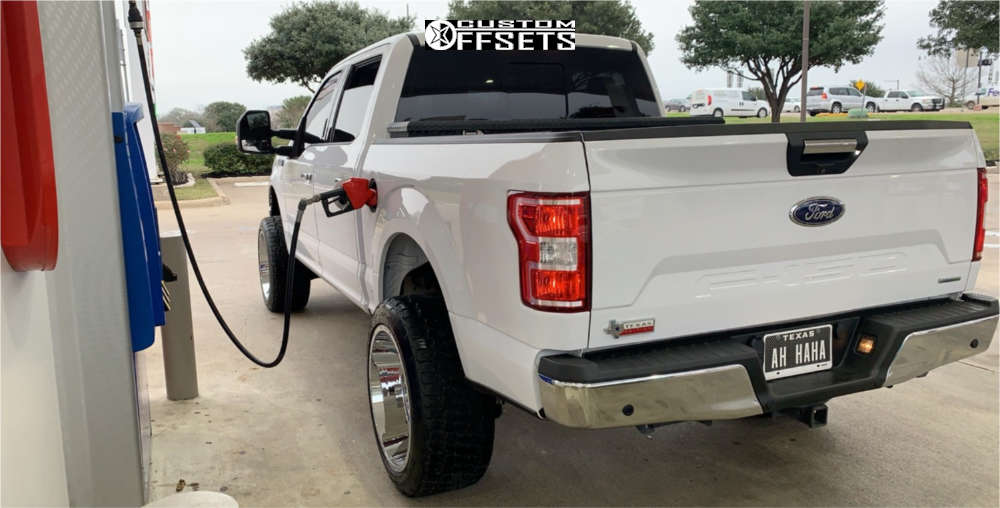 2018 Ford F-150 with 22x12 -44 Xtreme Force Xf7 and 33/12.5R22 Nitto ...