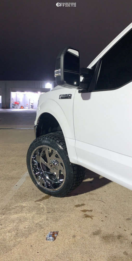 2018 Ford F-150 with 22x12 -44 Xtreme Force Xf7 and 33/12.5R22 Nitto ...