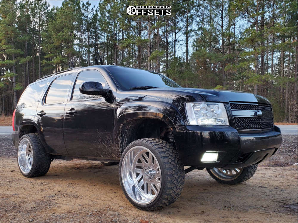 2010 Chevrolet Tahoe with 24x12 -40 American Force Origin Ss and 33/12 ...