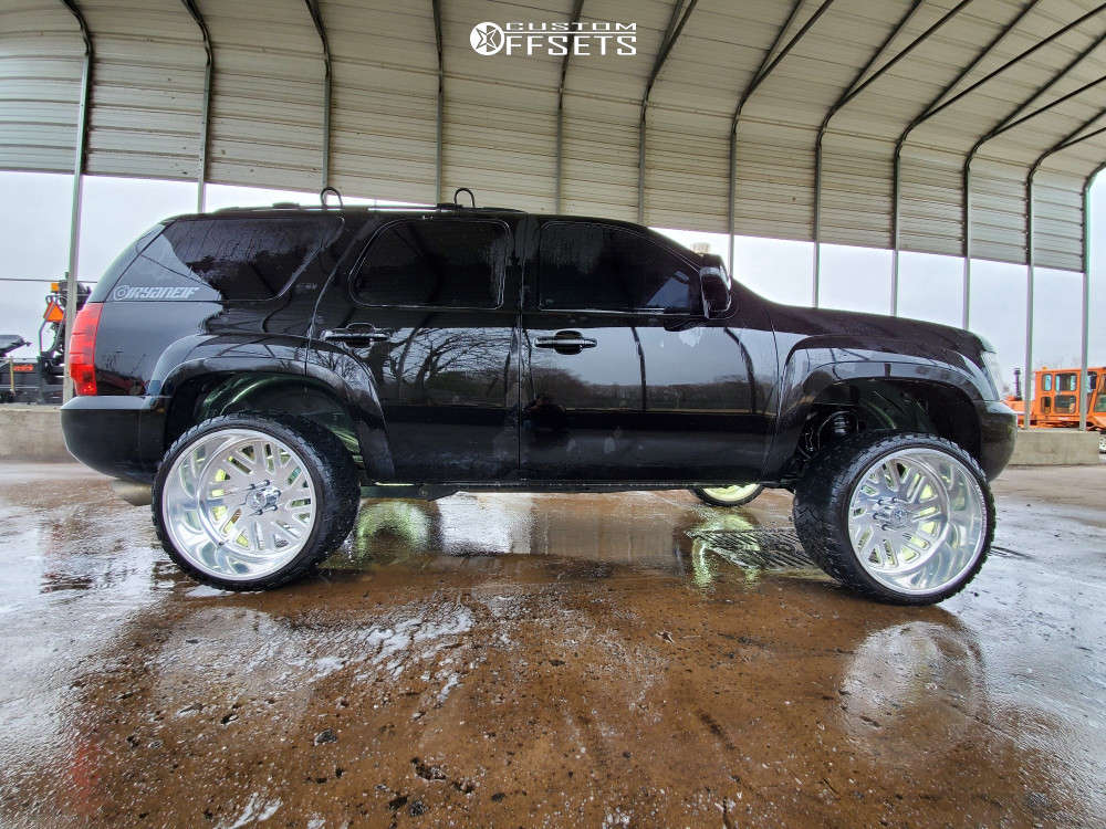 2010 Chevrolet Tahoe with 24x12 -40 American Force Origin Ss and 33/12 ...