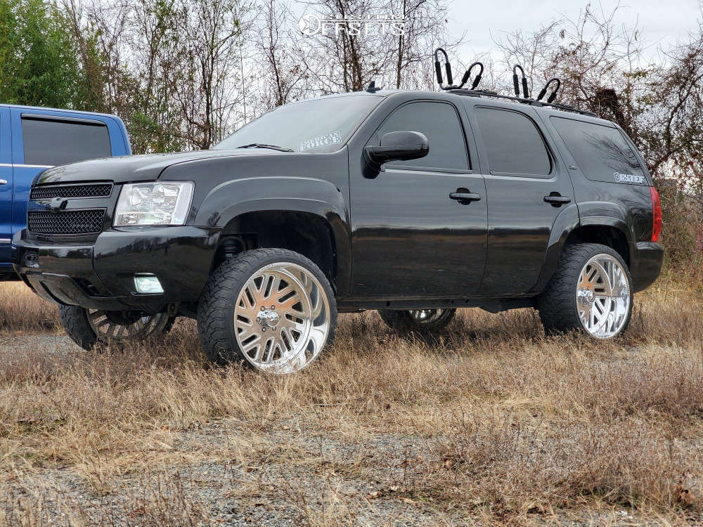 2010 Chevrolet Tahoe with 24x12 -40 American Force Origin Ss and 33/12 ...