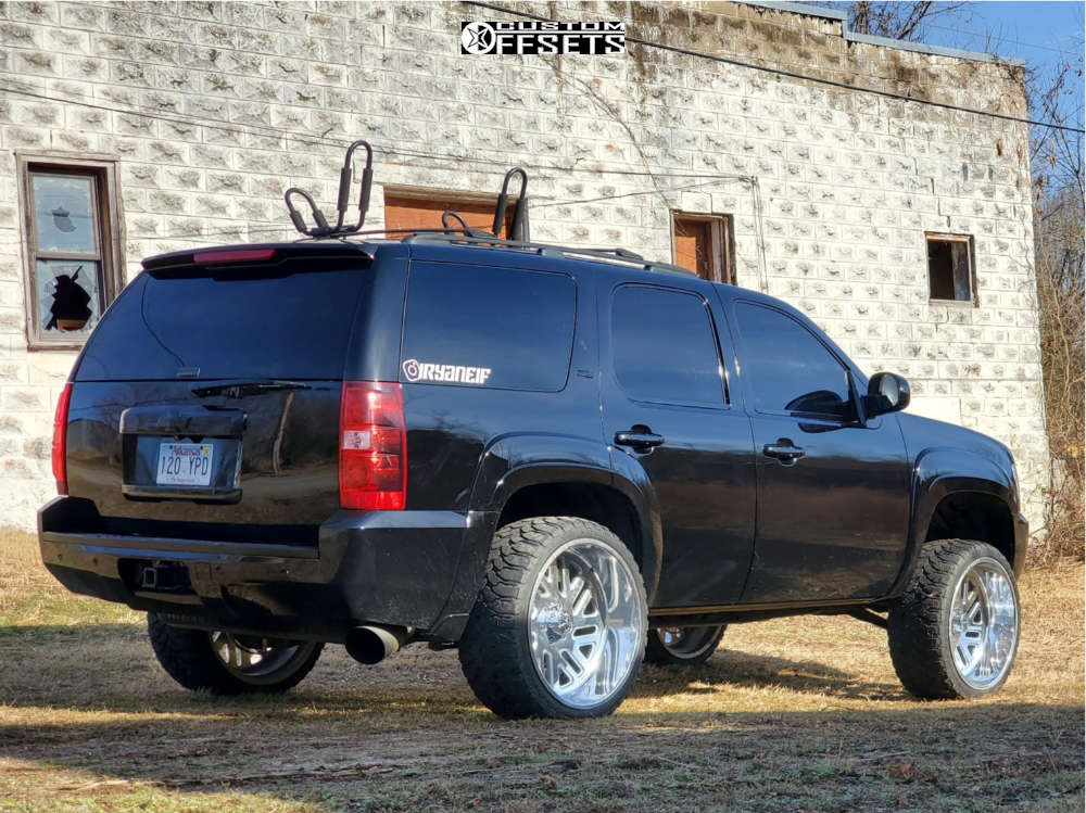 2010 Chevrolet Tahoe with 24x12 -40 American Force Origin Ss and 33/12 ...
