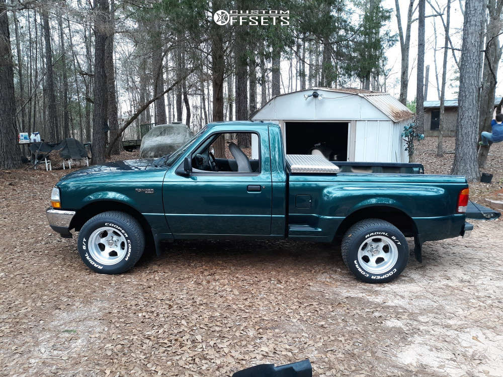 1999 Ford Ranger with 15x10 -38 Ultra 50/51 and 295/50R15 Cooper Cobra ...