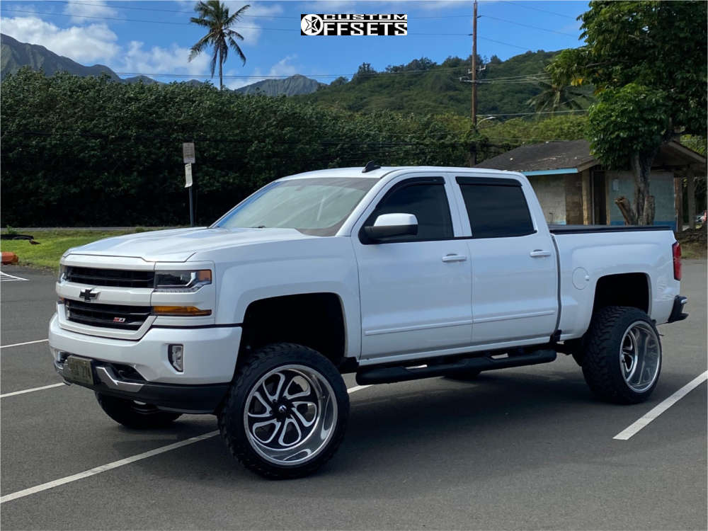 2018 Chevrolet Silverado 1500 with 22x14 -76 Fuel Forged Ff12 and 33/12.5R22 Toyo Tires Open ...
