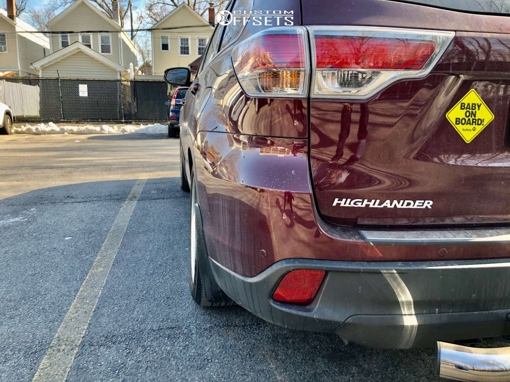 2015 Toyota Highlander with 19x9 20 TSW Avalon and 245/55R19 Toyo Tires ...