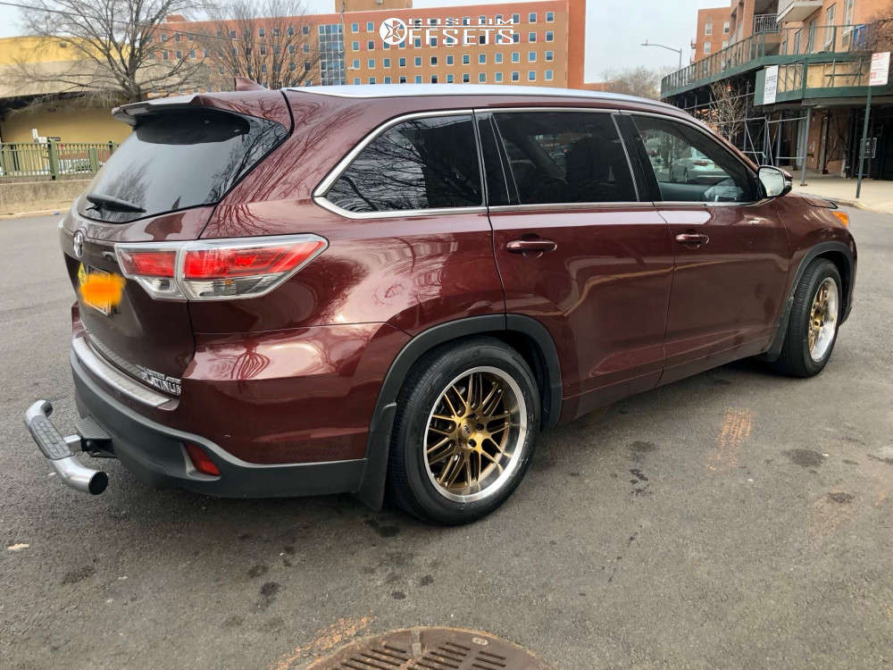 2015 Toyota Highlander with 19x9 20 TSW Avalon and 245/55R19 Toyo Tires ...