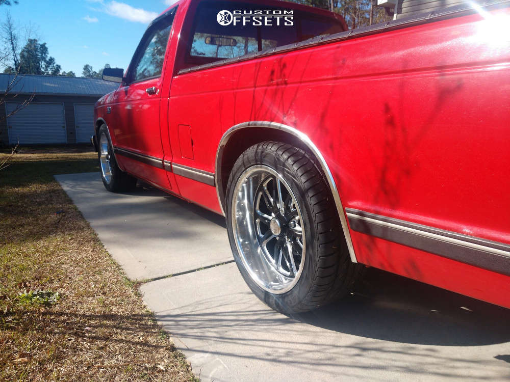 1989 Chevrolet S10 with 18x8 0 US Mags Rambler and 245/45R18 Achilles ...