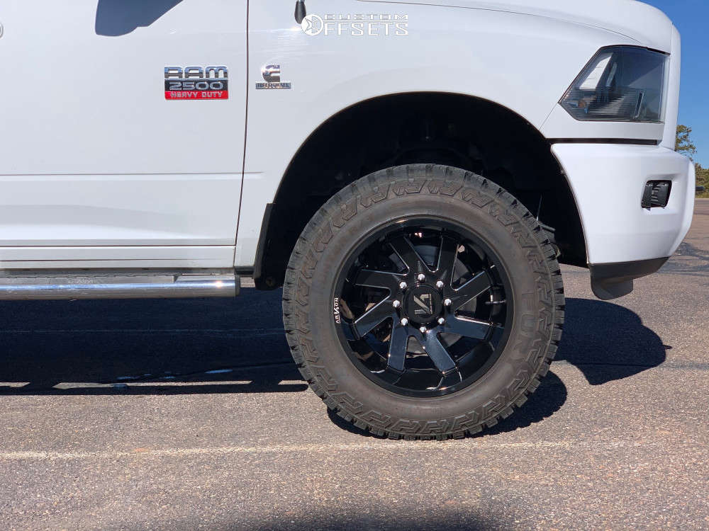 2012 Ram 2500 with 20x12 -51 ARKON OFF-ROAD Lincoln and 35/12.5R20 Fury ...