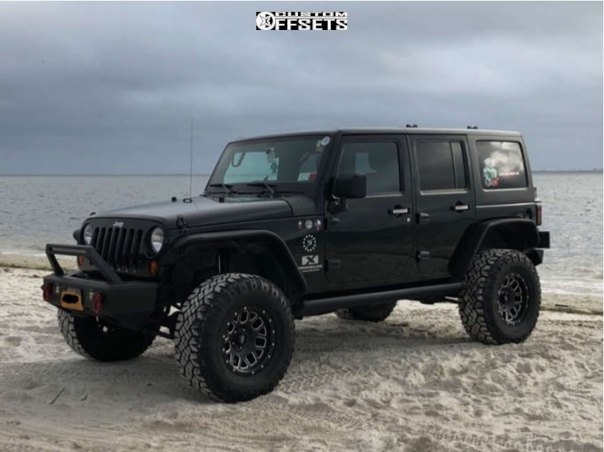 2012 Jeep Wrangler JK with 17x9 -6 Pro Comp Series 40 and 315/70R17 ...