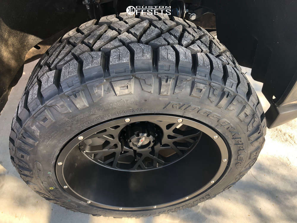 2017 Chevrolet Silverado 1500 with 20x12 -51 Vision Rocker and 33/12 ...