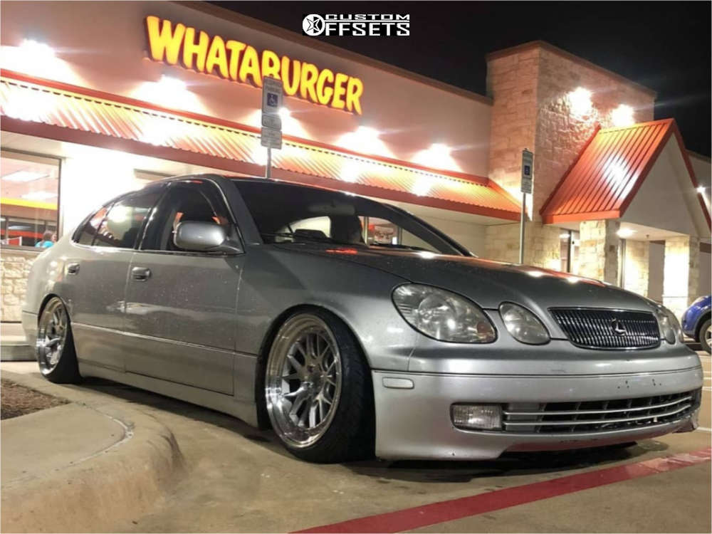 1998 Lexus GS300 with 18x9.5 22 Aodhan DS06 and 225/35R18 Nankang Ultra ...