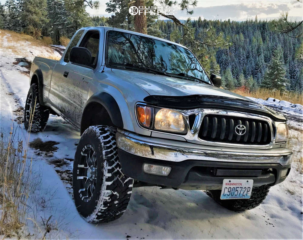 2001 Toyota Tacoma with 17x8 12 Ultra Baron and 265/70R17 Hankook ...