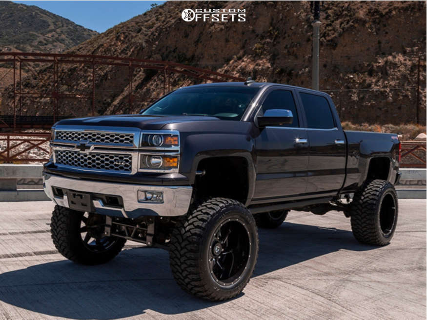 2016 Chevrolet Silverado 1500 with 24x14 -76 Gear Off-Road Wrath and 40 ...