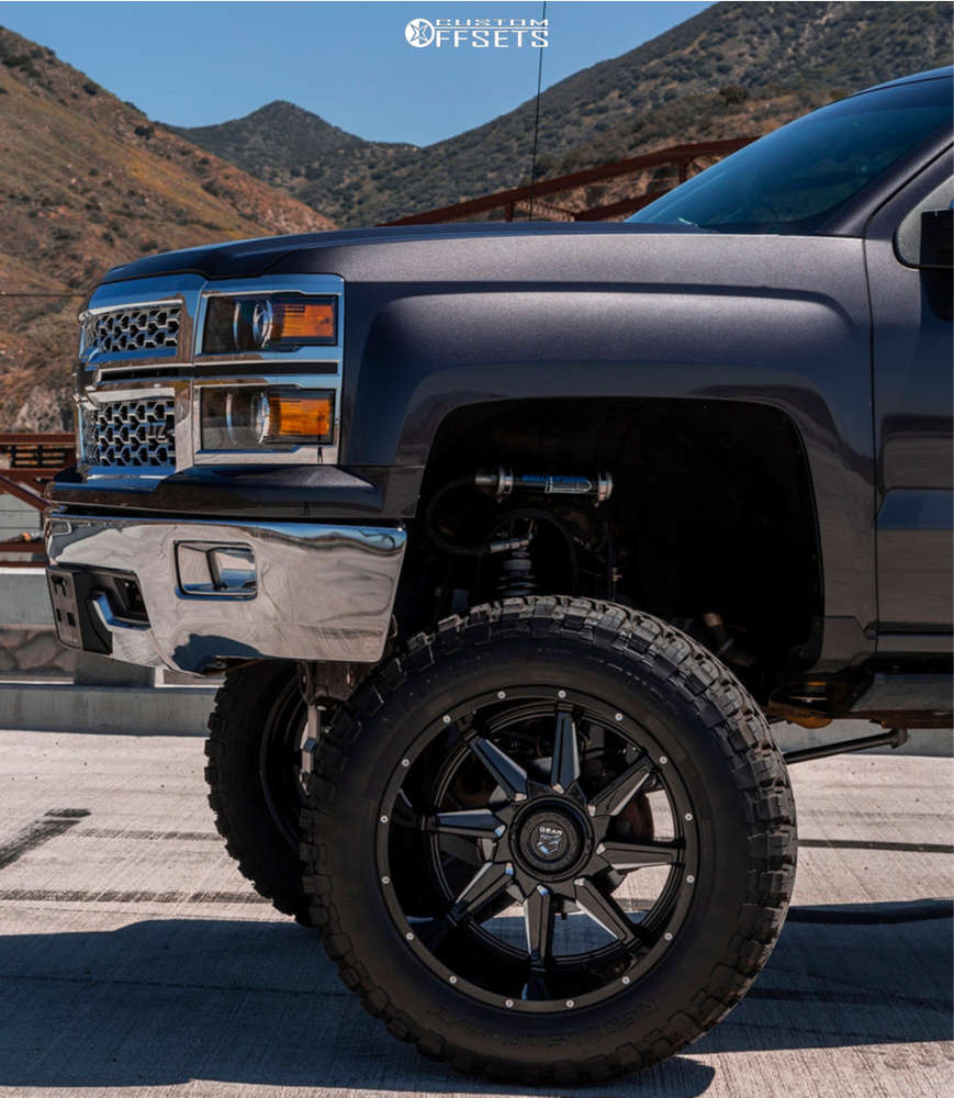 2016 Chevrolet Silverado 1500 with 24x14 -76 Gear Off-Road Wrath and 40 ...