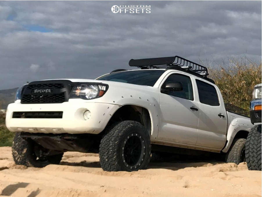 2010 Toyota Tacoma with 17x9 -6 Pro Comp Series 31 and 265/70R17 ...