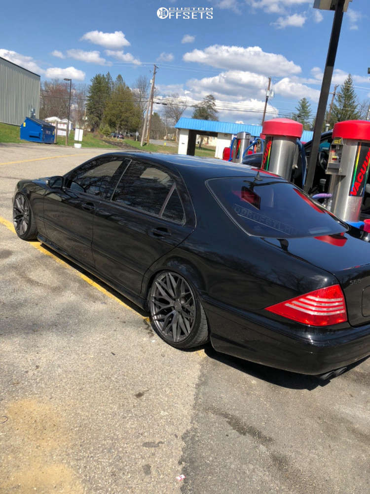 2003 Mercedes-Benz S55 AMG Wheel Offset Tucked Stock | 902173 | Custom ...