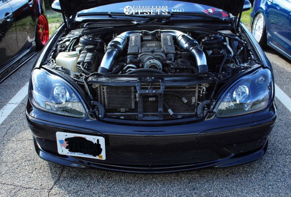 2003 Mercedes-Benz S55 AMG Wheel Offset Tucked Stock | 902173 | Custom ...