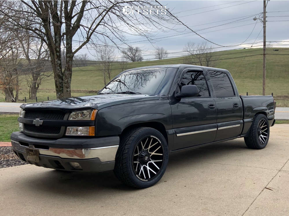 2005 Chevrolet Silverado 1500 with 22x10 -25 Dropstars 654mb and 305 ...