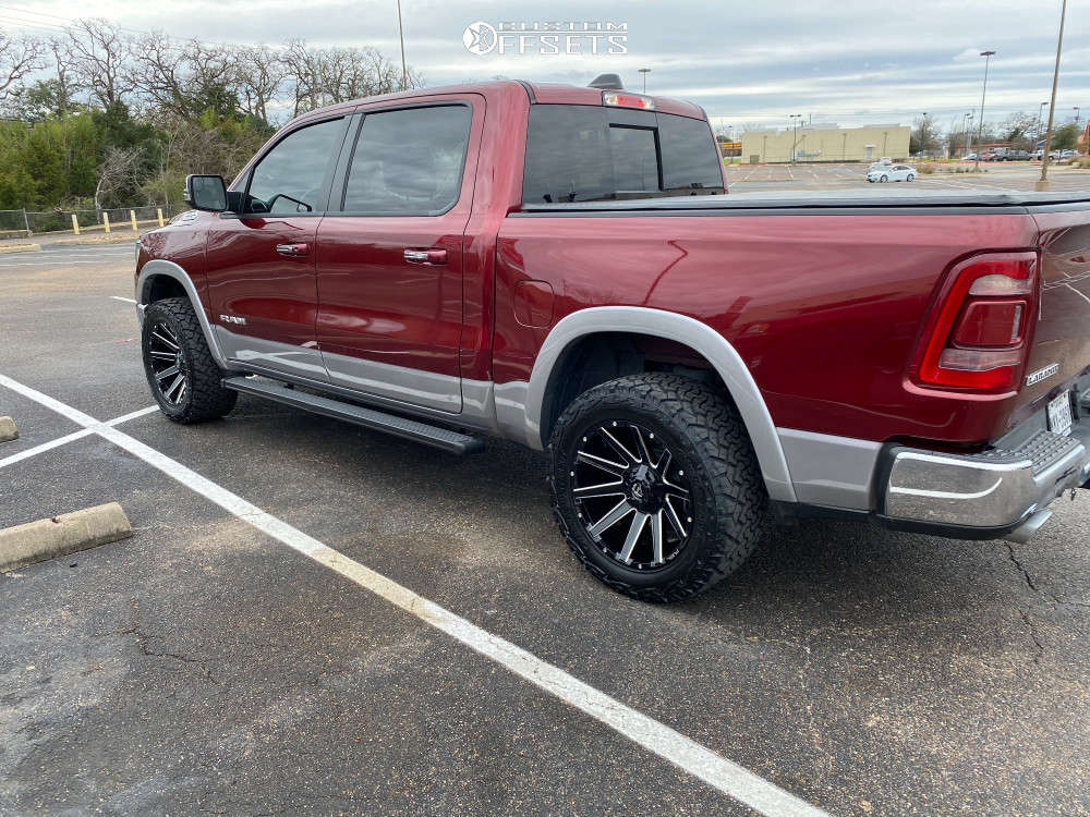 2019 Ram 1500 with 20x10 -18 Fuel Contra and 33/12.5R20 Venom Power ...