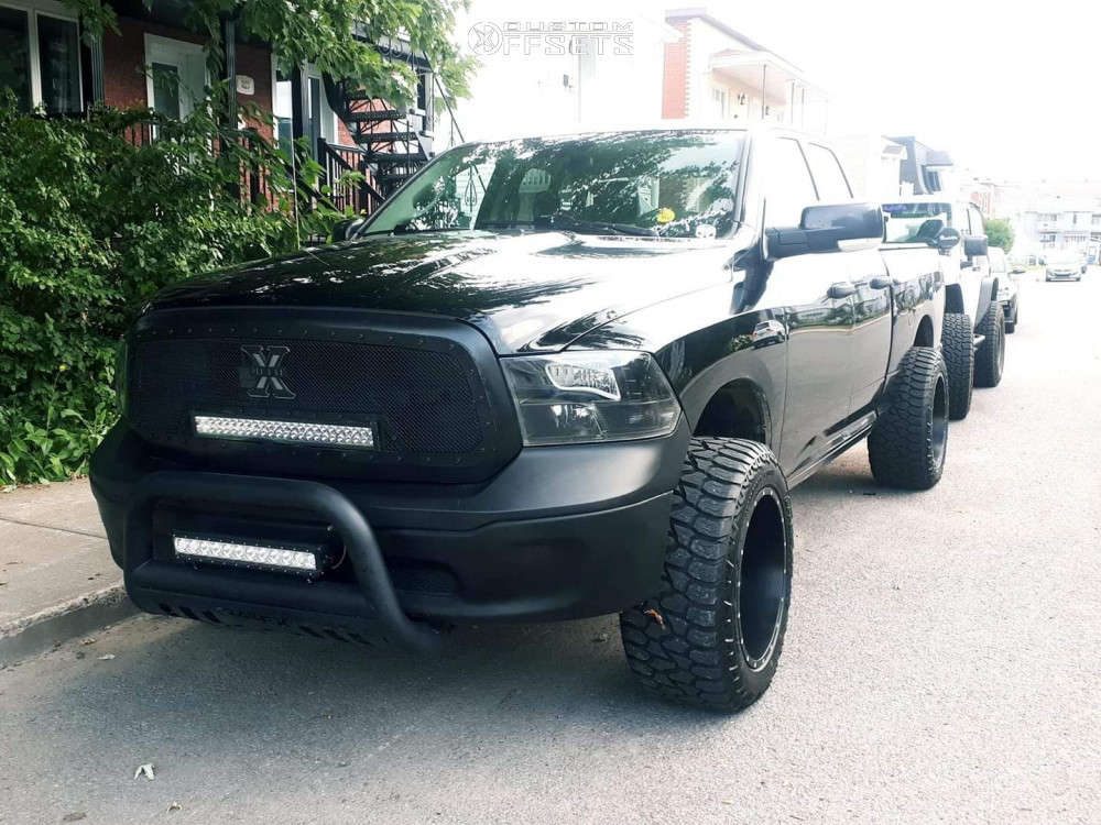 2014 Ram 1500 with 20x12 -44 Cali Offroad Twisted and 305/55R20 AMP ...