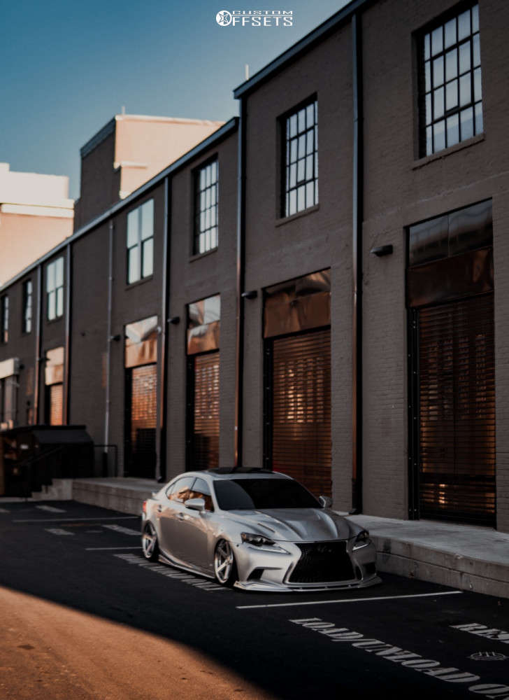 2014 Lexus IS250 with 19x9.5 30 Stance Sc-5 and 225/35R19 Hankook ...