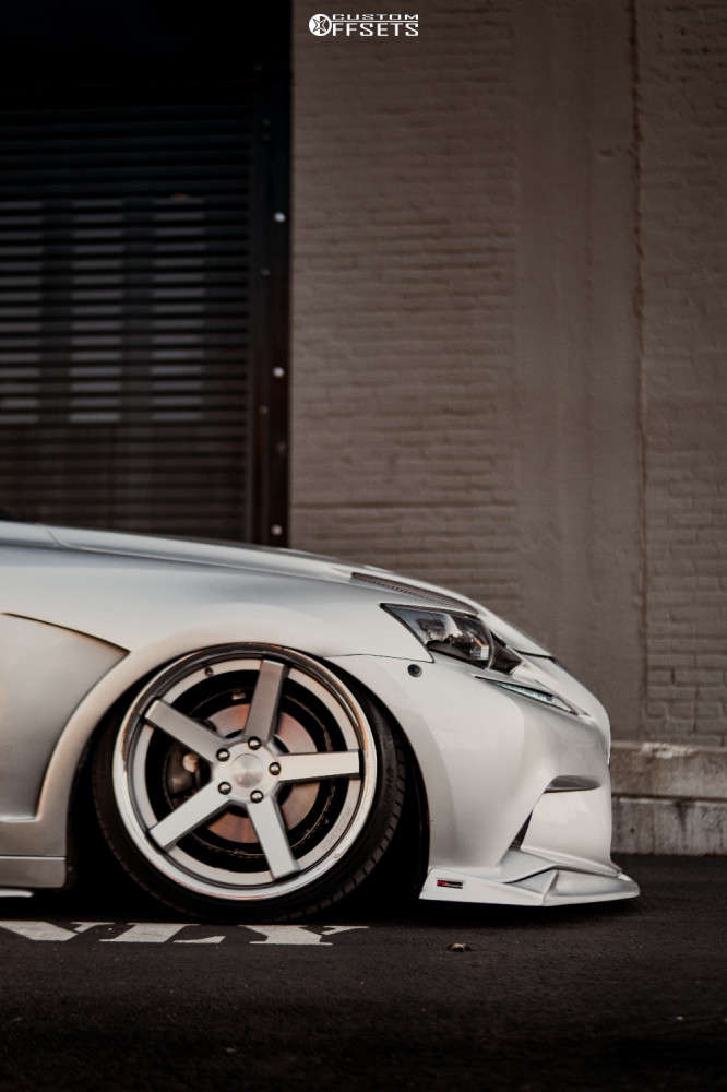 2014 Lexus IS250 with 19x9.5 30 Stance Sc-5 and 225/35R19 Hankook ...