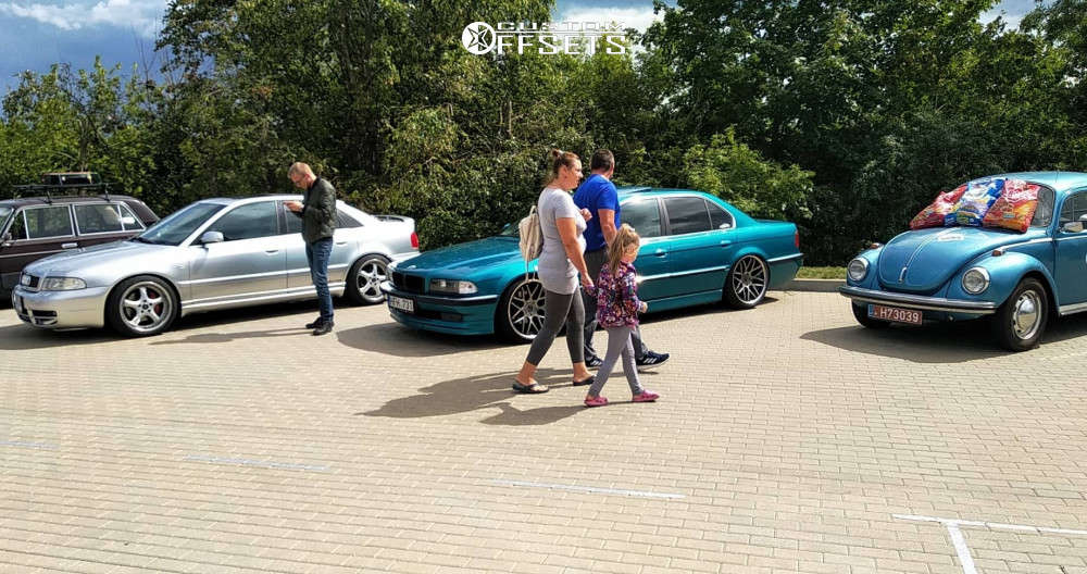 1998 BMW 740i with 20x9 38 Vertini Magic and 235/35R20 Nankang Ns-2R ...