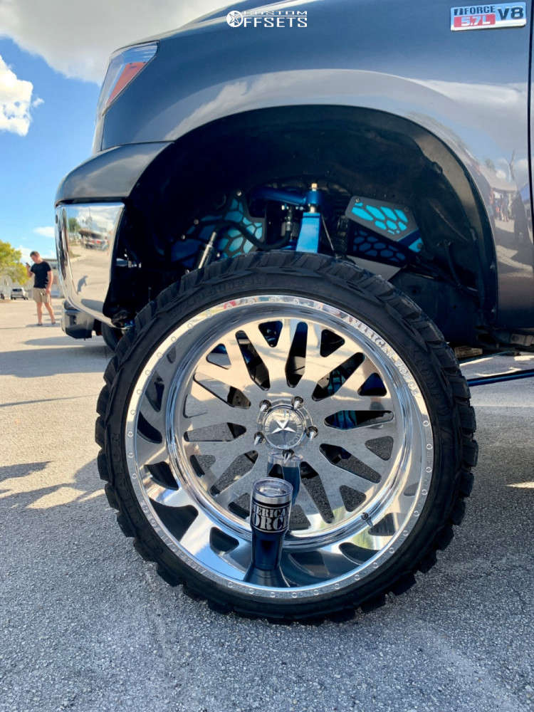 2012 Toyota Tundra with 26x14 -73 American Force Trax Ss and 37/13.5R26 ...