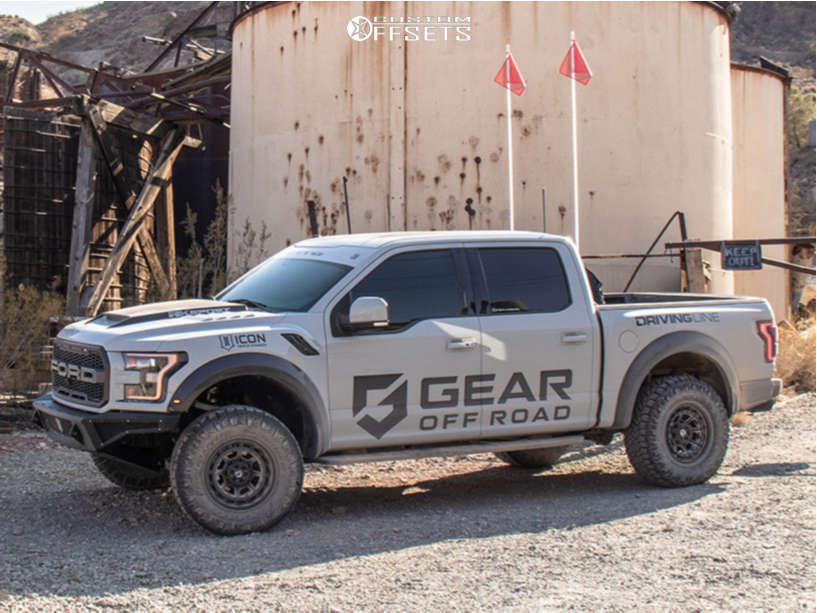 2018 Ford Raptor with 17x9 -12 Gear Off-Road Black Hawk and 35/12.5R17 ...
