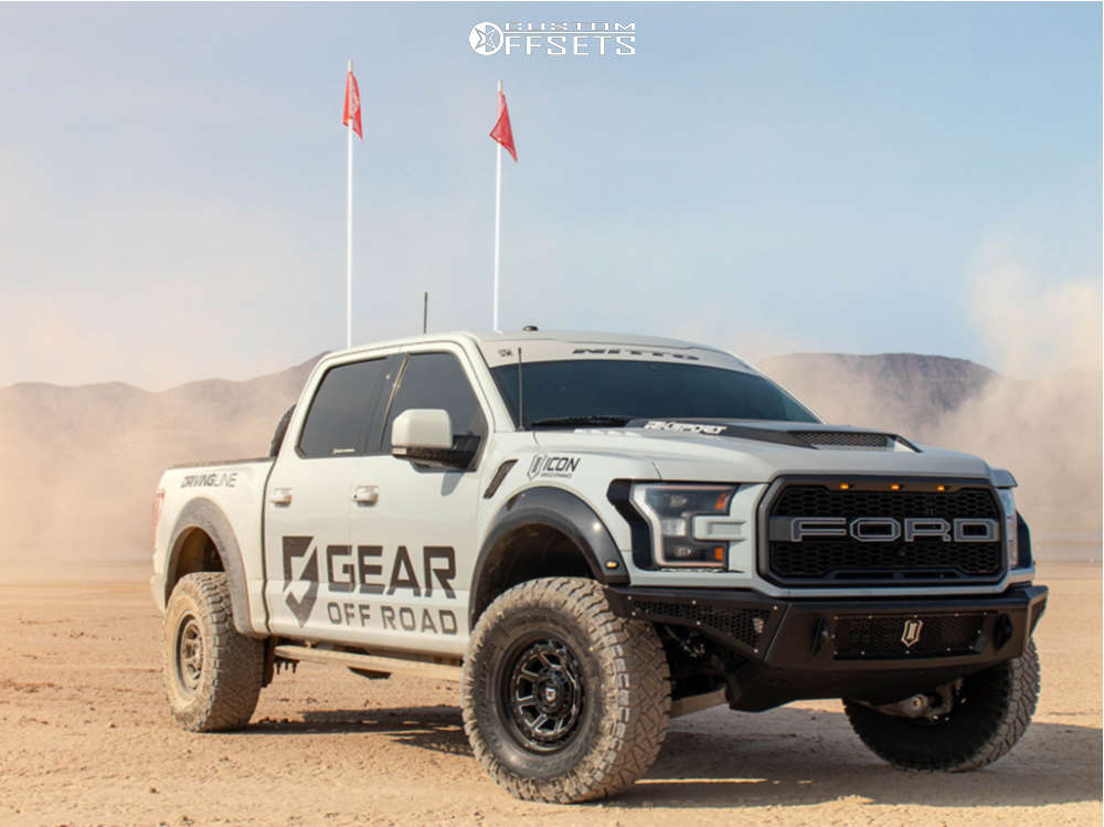 2018 Ford Raptor with 17x9 -12 Gear Off-Road Black Hawk and 35/12.5R17 ...