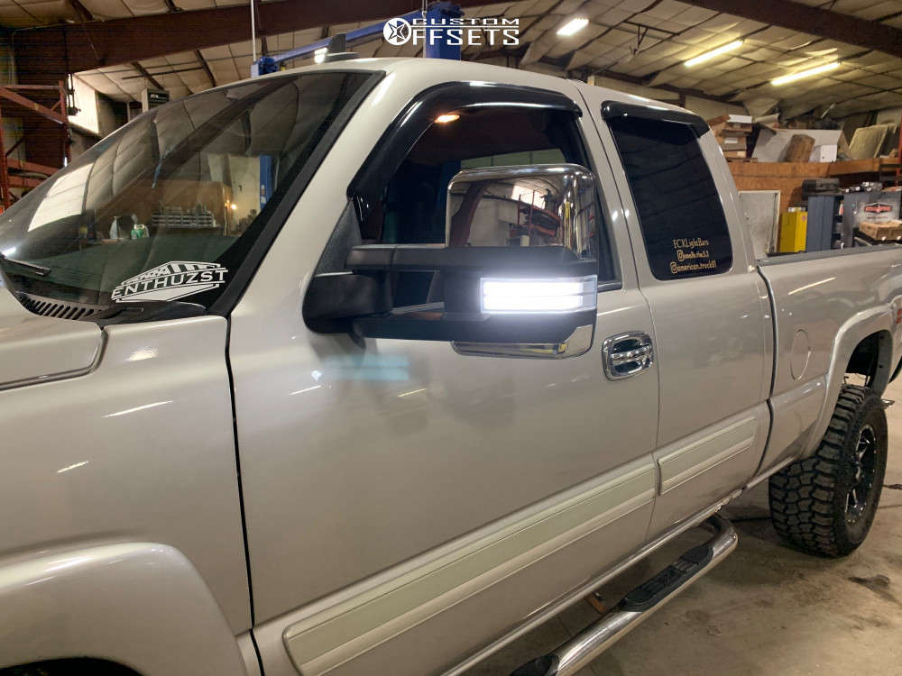 2006 Chevrolet Silverado 1500 with 17x9 -12 Mayhem Arsenal and 33/12 ...