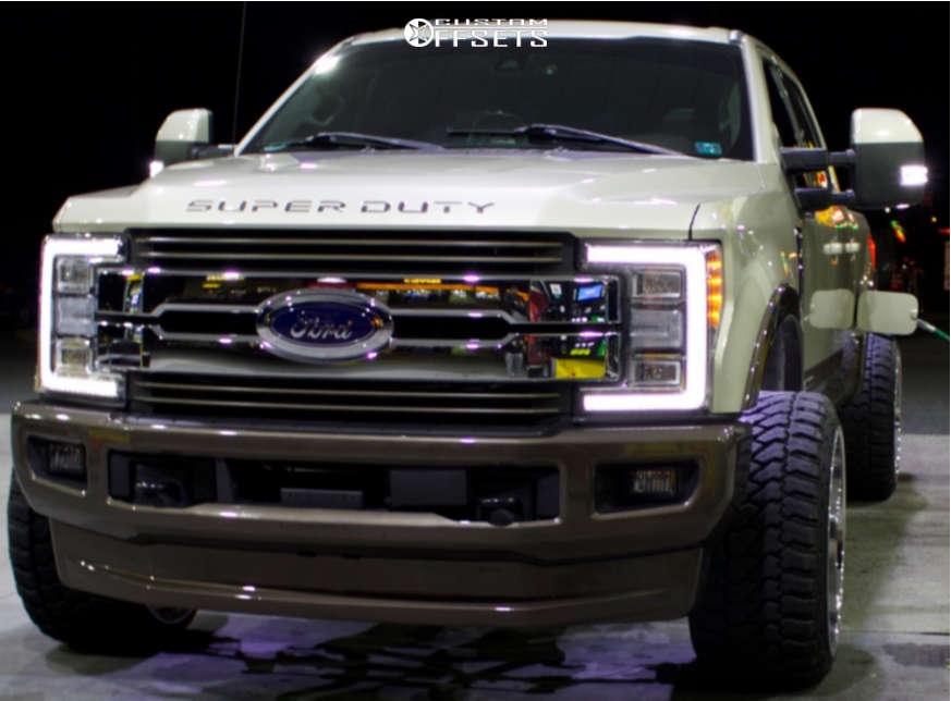 2017 Ford F-250 Super Duty with 22x12 -51 Fuel Forged Ff66 and 33/14 ...