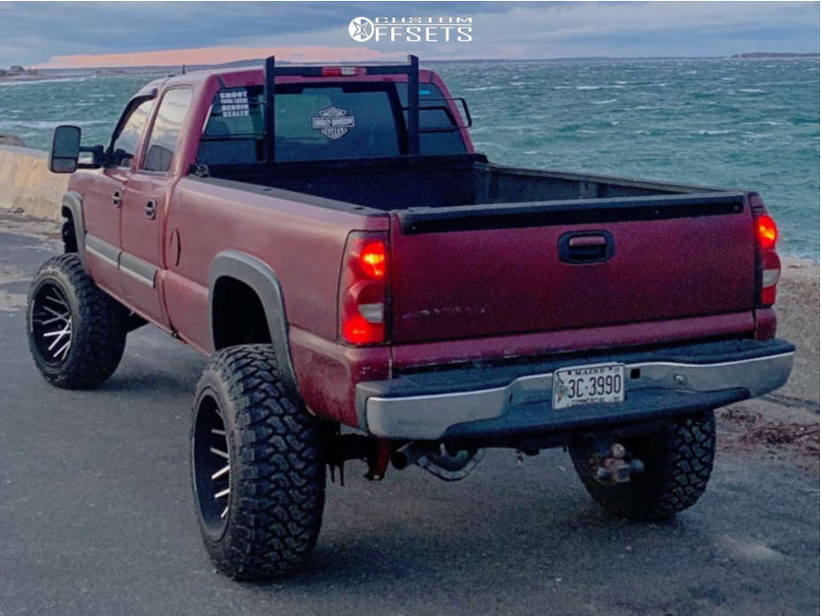 2005 Chevrolet Silverado 2500 HD with 22x14 -76 Dropstars 654mb and 37/ ...
