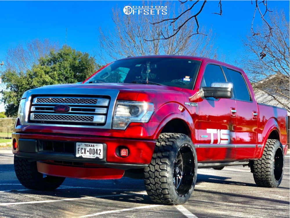 2014 Ford F-150 with 22x12 -44 TIS 544MB and 33/12.5R22 Delinte Dx-9 ...